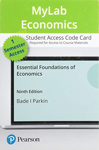 The Billiken Shop: My Lab Economics With Pearson E Text Access Code For Essential Foundations Of ...