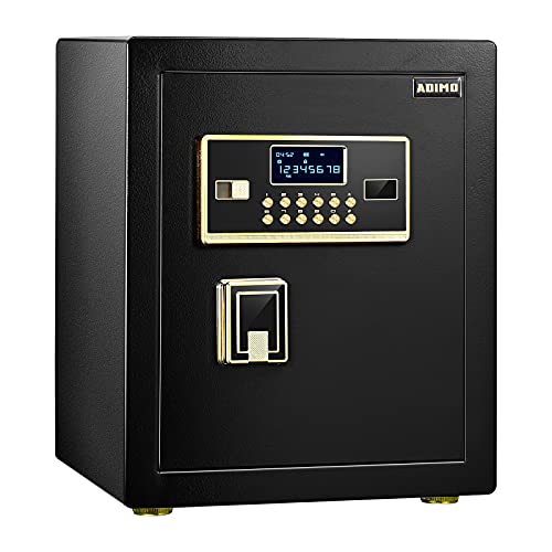 Safe Box,ADIMO 1.8 Cubic Feet Safe, with Sensitive Alarms,Dual Key ...