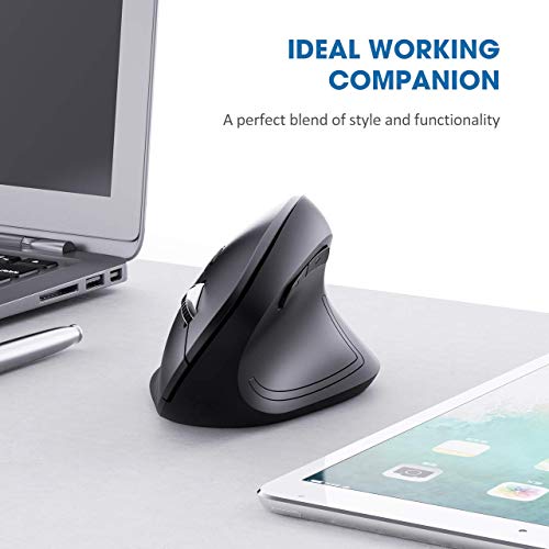 Vic Tech FL Vertical Mouse - Ergonomic Mouse 2.4G Wireless Mouse ...