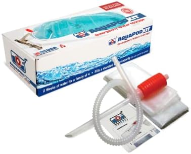AquaPod Kit 2.0 - Bathtub Bladder BPA Free and Made in USA! Water ...
