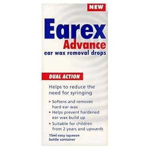 Earex Advance Ear Wax Removal Drops With Dual Action 15ml: Amazon.ca ...