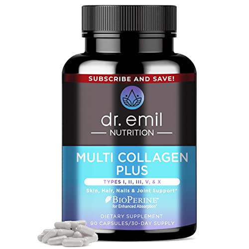 DR EMIL NUTRITION Multi Collagen Plus Pills - Collagen Supplement to ...