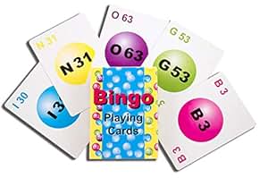 Amazon.com : United Novelty Professional Deck Bingo Calling Cards- 75 ...