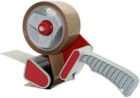 Hand Held Parcel Tape Dispenser Gun Wrapping + 2 Rolls 50mm Packing ...