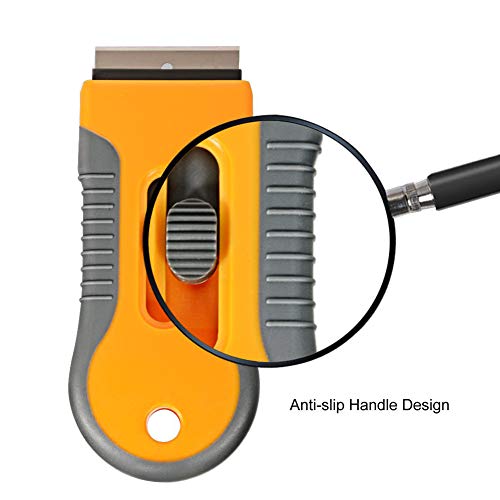 2PCS Razor Blade Scraper Glass Cooktop Scraper & Paint Scraper, Window ...