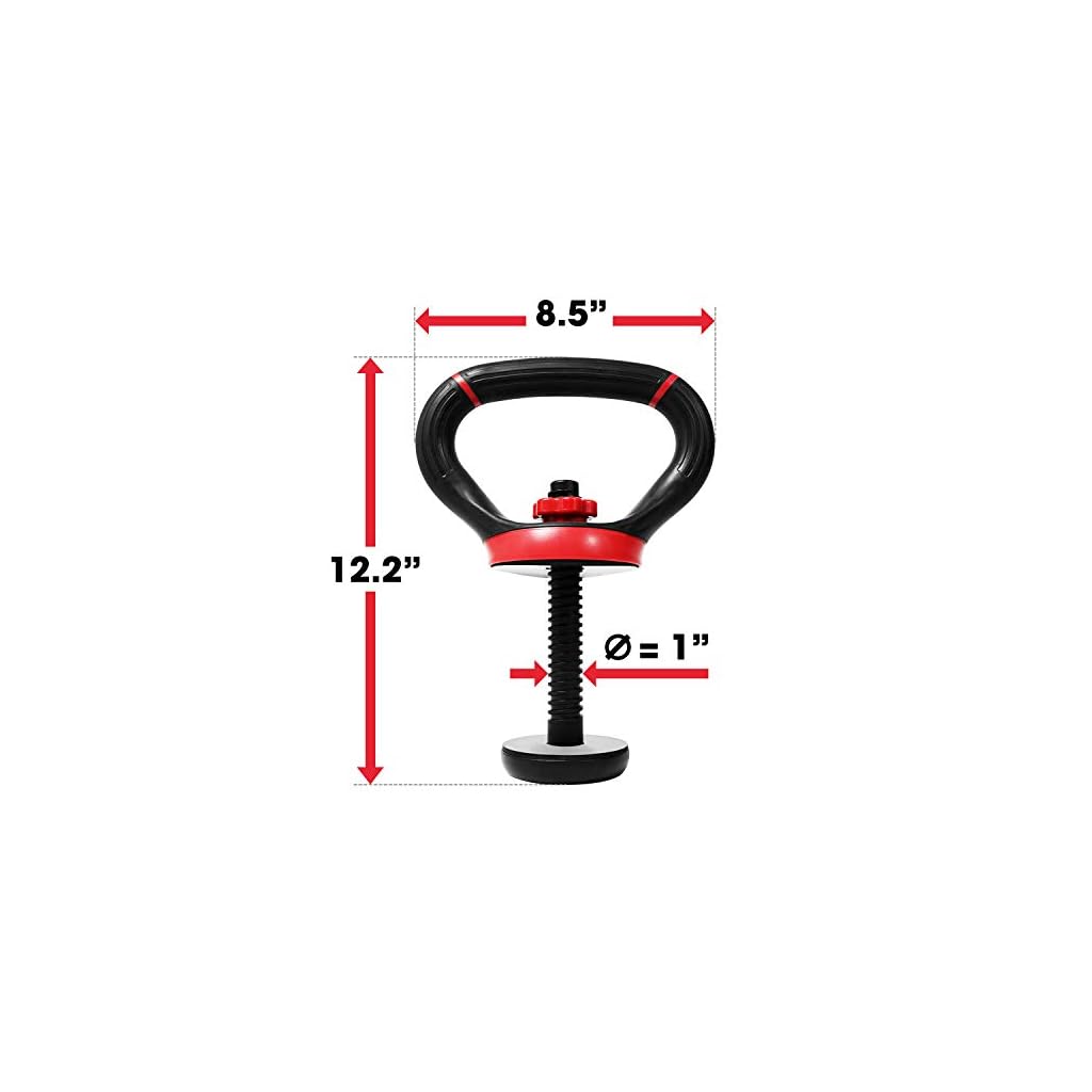 Yes4All Adjustable Kettlebell Handle/Kettlebell Handle for Plates ...