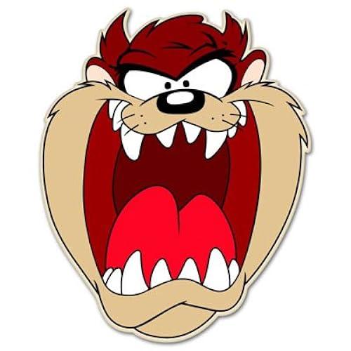 TAZ Tasmanian Devil Vynil Car Sticker Decal - Select Size in Kuwait ...