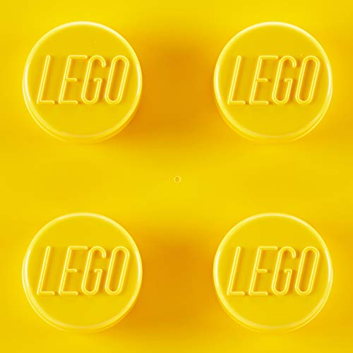 LEGO Brick 8 Knobs, Stackable Storage Box, Yellow | Pricepulse