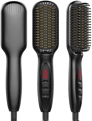 Arabest Beard Straightener for Men - Electric Heated Beard Comb to Tame ...