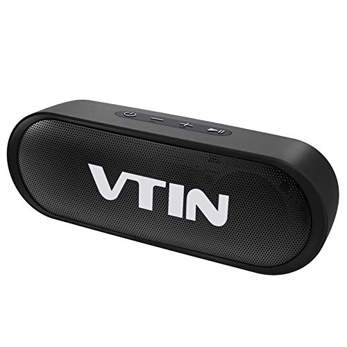 Portable Bluetooth Speaker, VTIN R4 Bluetooth Speaker w/Rich Bass & 24H ...