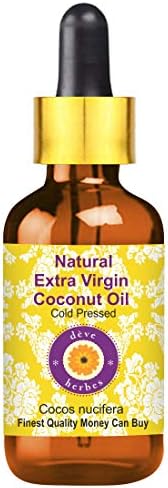 Deve Herbes Natural Extra Virgin Coconut Oil (Cocos Nucifera) with ...
