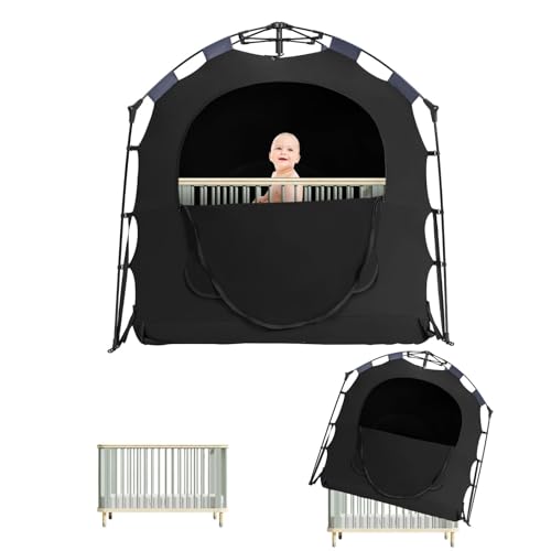 Hiaksedt Blackout Tent for Pack and Play, Baby Sleep Pod, Portable ...