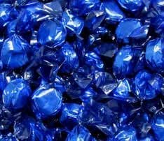 Amazon.com : Blue Hard Candy Wrapped in Blue Foil - PepperMint Flavor 2 ...