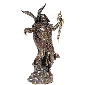 Amazon.com: 10.75" Chronos Greek Mythology God Time Statue Figure ...
