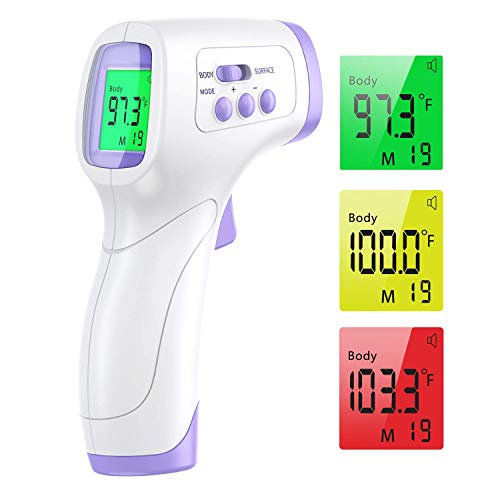 LYZZO Forehead Thermometer, Touchless Digital Infrared Thermometer for ...