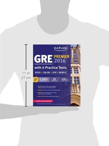 Kaplan Gre Premier 2016: With 6 Practice Tests | Pricepulse
