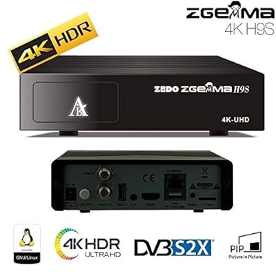 Buy Zgemma Zedo H9S Enigma 2 IPTV Ultra HD 4K FTA UHD Stalker DVB S2X Satellite Receiver Online ...