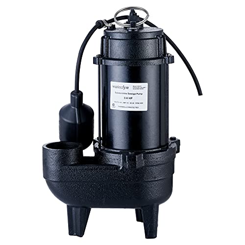 Mua Wateclyn 3/4 HP Cast Iron Submersible Sewage Ejector Pump, Sewer ...