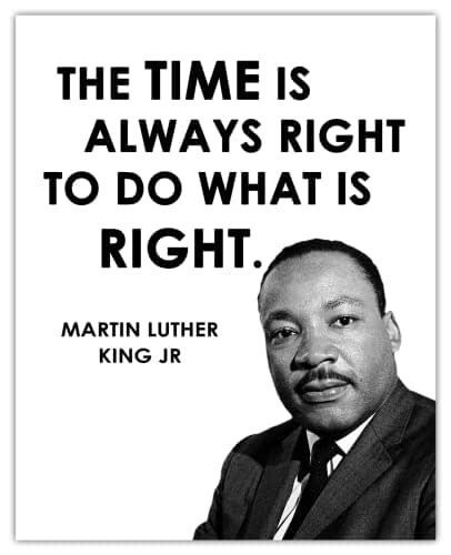 Amazon.com: Martin Luther King Jr The Time Is Always Right ...