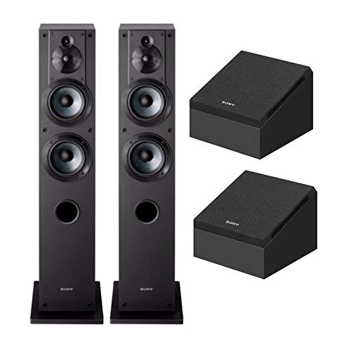 Sony SSCS3 Stereo Floor-Standing Speaker (2 Speakers) w/Sony SSCSE ...