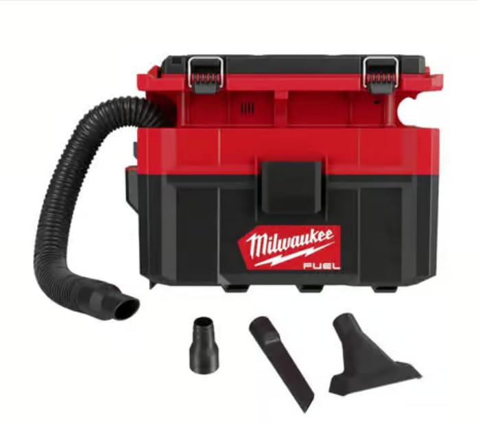 Milwaukee 0970-20 M18 Fuel 18V PACKOUT 2.5 Gallon Wet/Dry Vacuum Bare ...