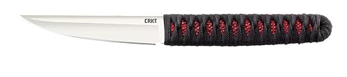 CRKT Obake Red Fixed Blade Knife: Burnley Titanium Nitride Plain Edge ...