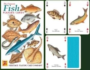 Amazon.com: The Famous Fish Playing Cards: Toys & Games