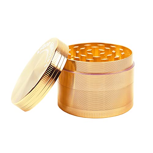LYZZO 4 Piece 2" Spice Herb Grinder (Golden) | Pricepulse