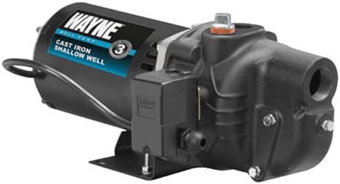 Wayne SWS50 1/2 HP 384 GPH Shallow Well Jet Pump, Cast Iron, Well Pumps ...