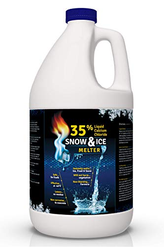35% Liquid Calcium Chloride Snow & Ice Melter/Preventer/Dust Control (1 ...