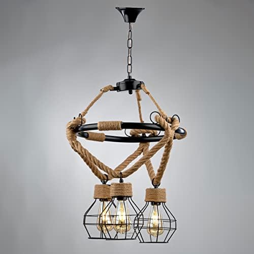Nagafa Shop Flower black rope pendant light, price in Egypt | Amazon ...