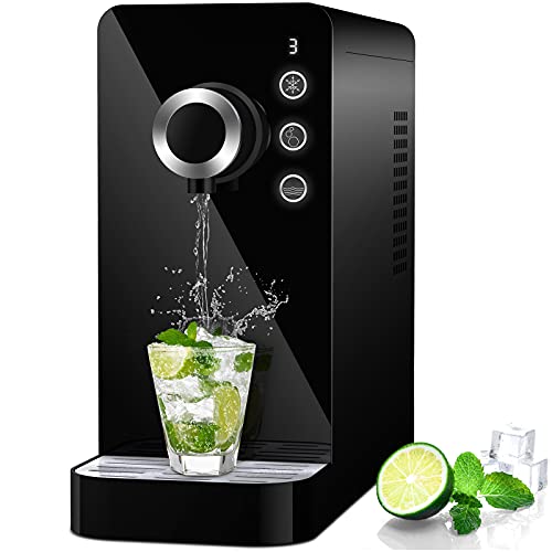 Sparkling Water Maker Soda Machine with 3 Modes and Drip Tray, 3-in-1 Homemade Ice Carbonated ...