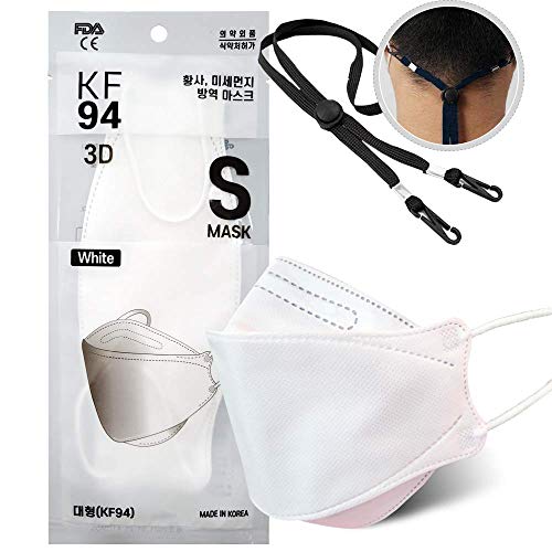 Premium KF94 Face Safety Mask (White) Anti-Trouble Skin and Easy Breathing (Made in Korea) (10 ...