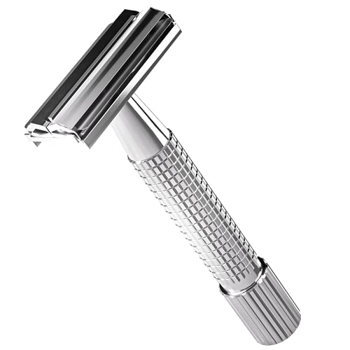 Swedish Platinum Bladed Double Edge Razor Kit for Zero Irritation ...