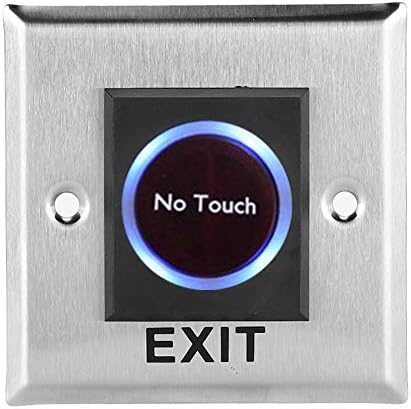 Request to Exit Button for Door Access Control, Infrared Sensor Switch Contactless No Touch Door ...
