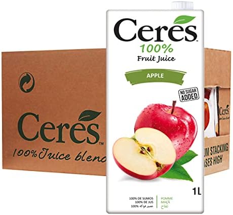 Ceres Apple Juice, 12 x 1 Ltr price in Saudi Arabia | Amazon Saudi ...