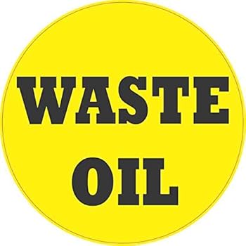 Amazon.com : Outdoor/Indoor (3 Pack) 6.25" X 1.25" - Waste Oil Only ...