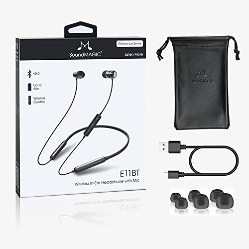 SoundMAGIC E11BT Neckband Bluetooth Headphones Wireless Earphones HiFi ...