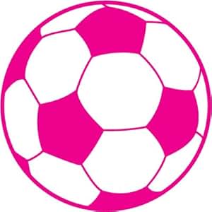 Soccer Ball - Round Decal - Pink, Soccer Balls - Amazon Canada