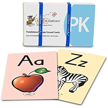 Amazon.com : Fundations® LARGE SOUND CARDS K : Everything Else