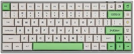 EPOMAKER Avocado 135 Keys XDA Profile PBT Dye Sublimation Keycaps Set ...