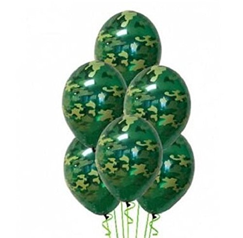 Kolag Army Military Camouflage 20 Count Party Balloon Pack - Large 12 ...