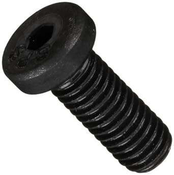 Unbrako 1100541 Alloy Steel Socket Cap Screw, Black Oxide Finish, Low ...