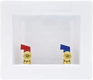 Amazon.com: Eastman 60249, White Center Drain Washing Machine Outlet ...