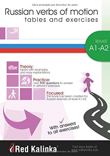 Russian Verbs of Motion - Tables and Exercises A1-A2: Chulkova ...