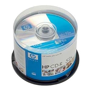 Amazon.com: NEW HP CD-R 80 Minute (700 MB) (52x) Branded (50 Ea/Pkg ...