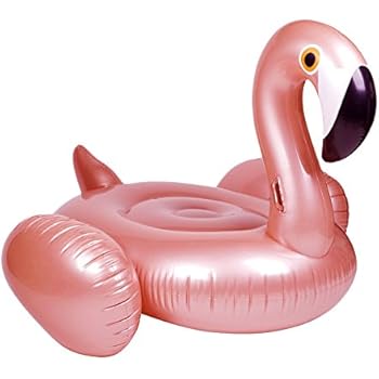 Amazon.com: Pink Flamingo Pool Float & Tube - HUGE 80" Raft Inflatable ...