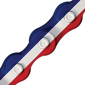 Amazon.com : KMC Z510H USA Bicycle Chain (Flag Color, 1/2 x 1/8 - Inch ...