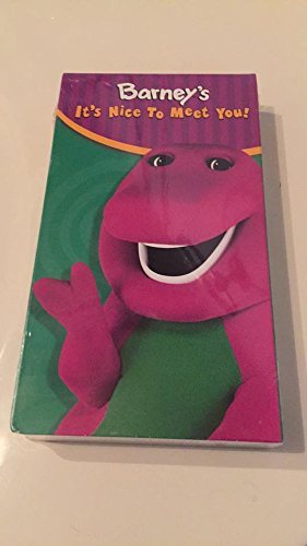 Amazon.com: Barney's It's Nice to Meet You (Toys R Us) [VHS]: Movies & TV