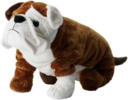 Ikea GOSIG BULLDOG - Soft toy, brown, white - 55 cm: Amazon.co.uk ...